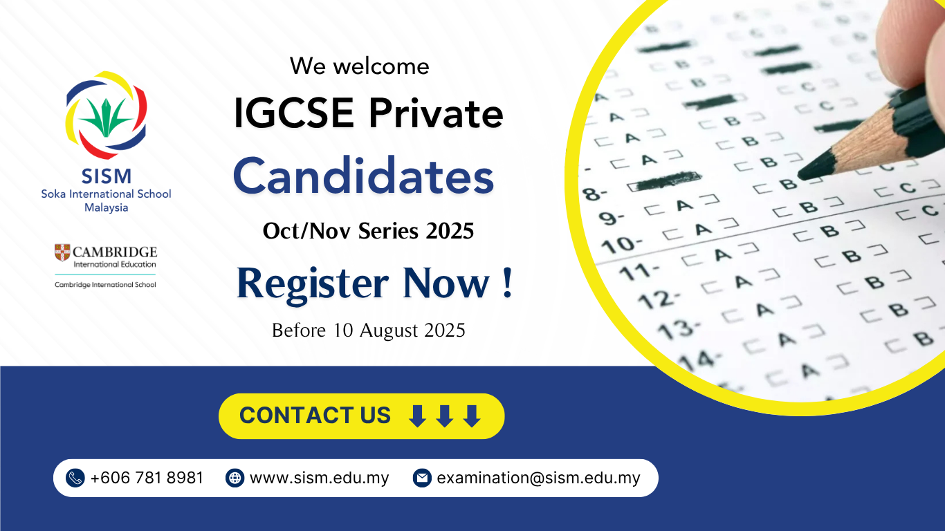 CAMBRIDGE IGCSE/CAIE EXAMINATION CENTRE FOR PRIVATE CANDIDATES | Soka ...